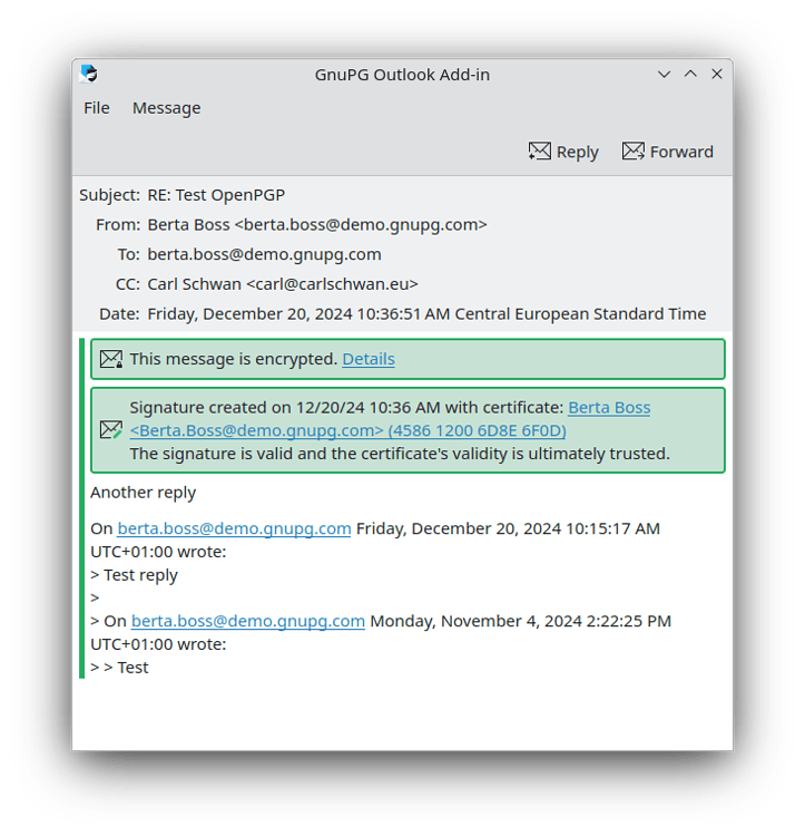 GpgOL and new Outlook - help-en - GnuPG & Gpg4win Forum